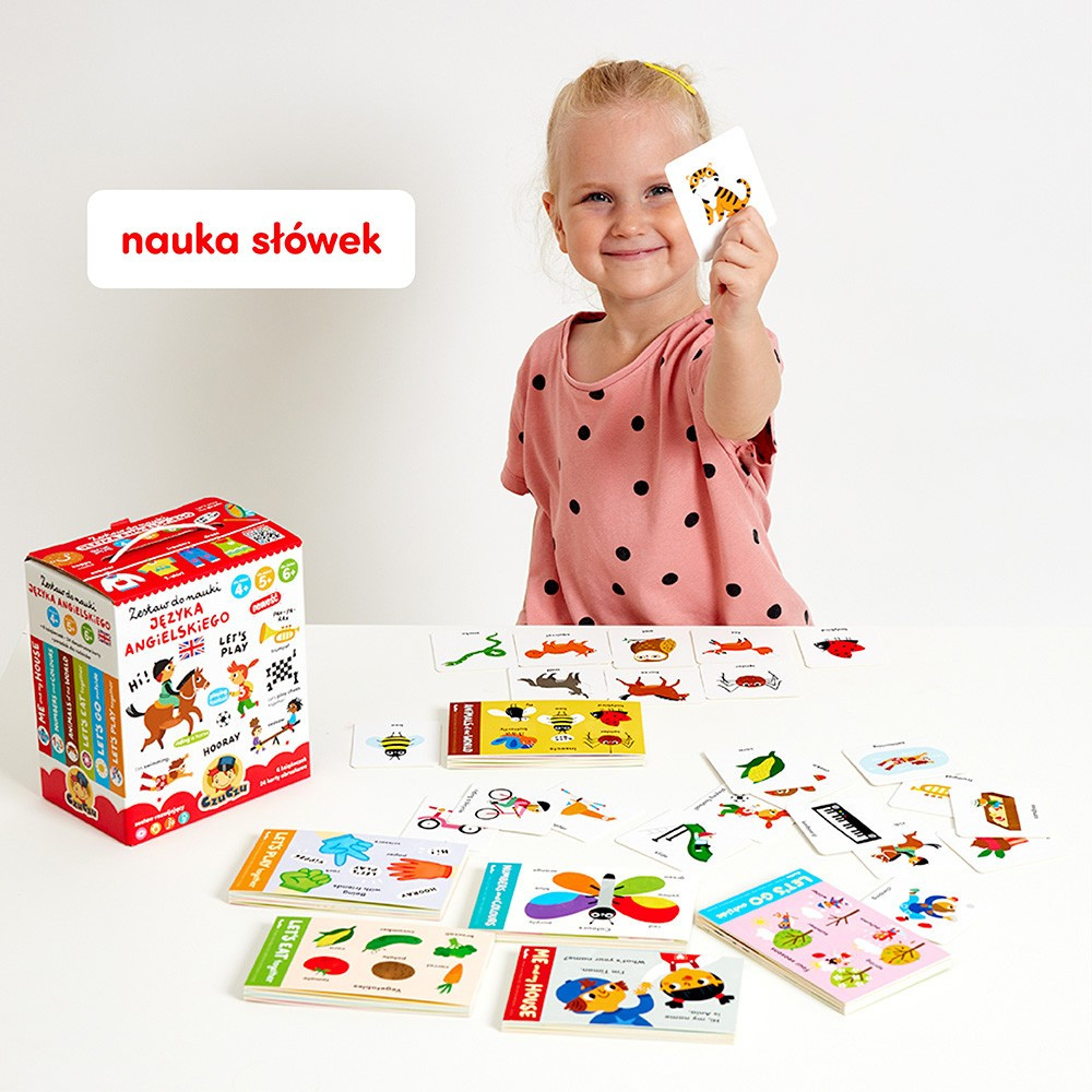 Zestaw do nauki jezyka angielskiego dla dzieci 4, 5, 6+ - Arena.pl